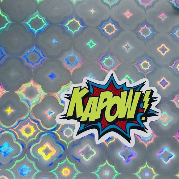 Wall Decor | Kapow Action Bubble Comic Book Vibes Contrast Sticker ...